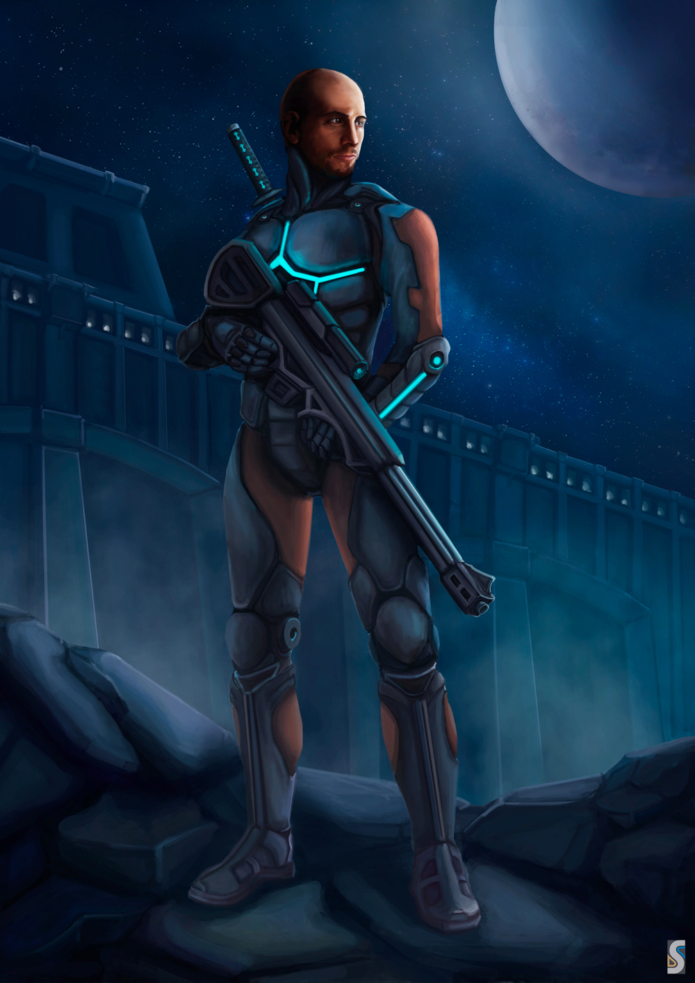 The Sci-fi Hero. Character Concept Art. – work from a freelancer's ...