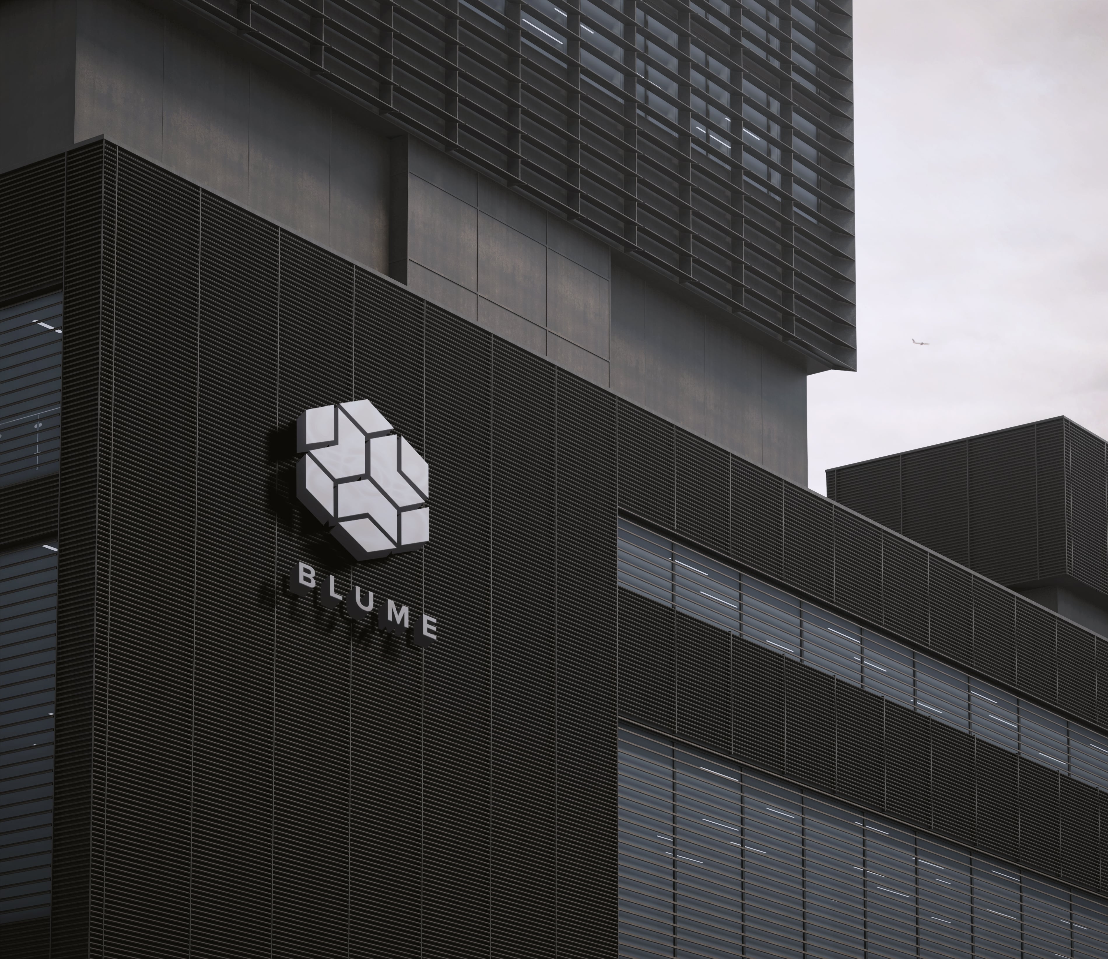 The office logo of the building BLUME – work from freelancer's ...