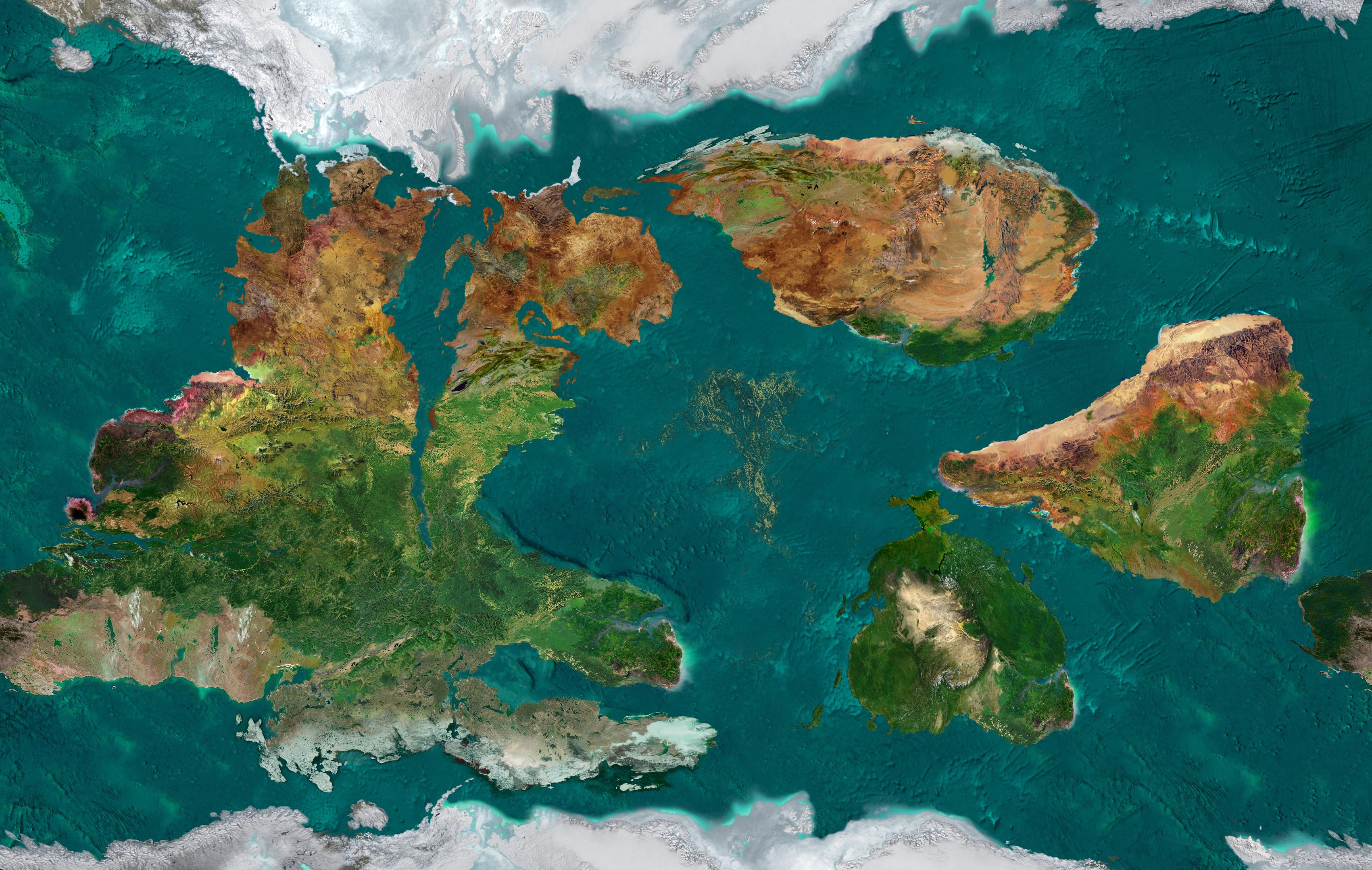 Realist map for the game – work from freelancer's portfolio Андрея ...