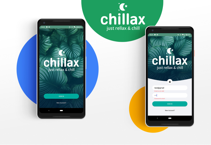 Relax mobile application powered by NativeScript – work from freelancer ...