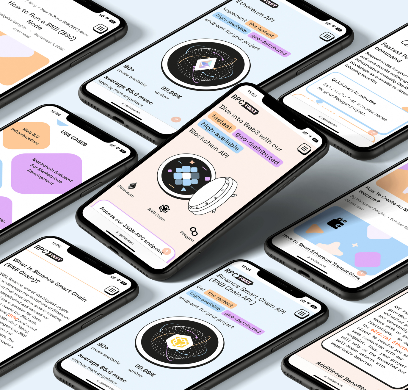 RPC Fast – work from a freelancer's portfolio Nadiia | example from category Website Development ...