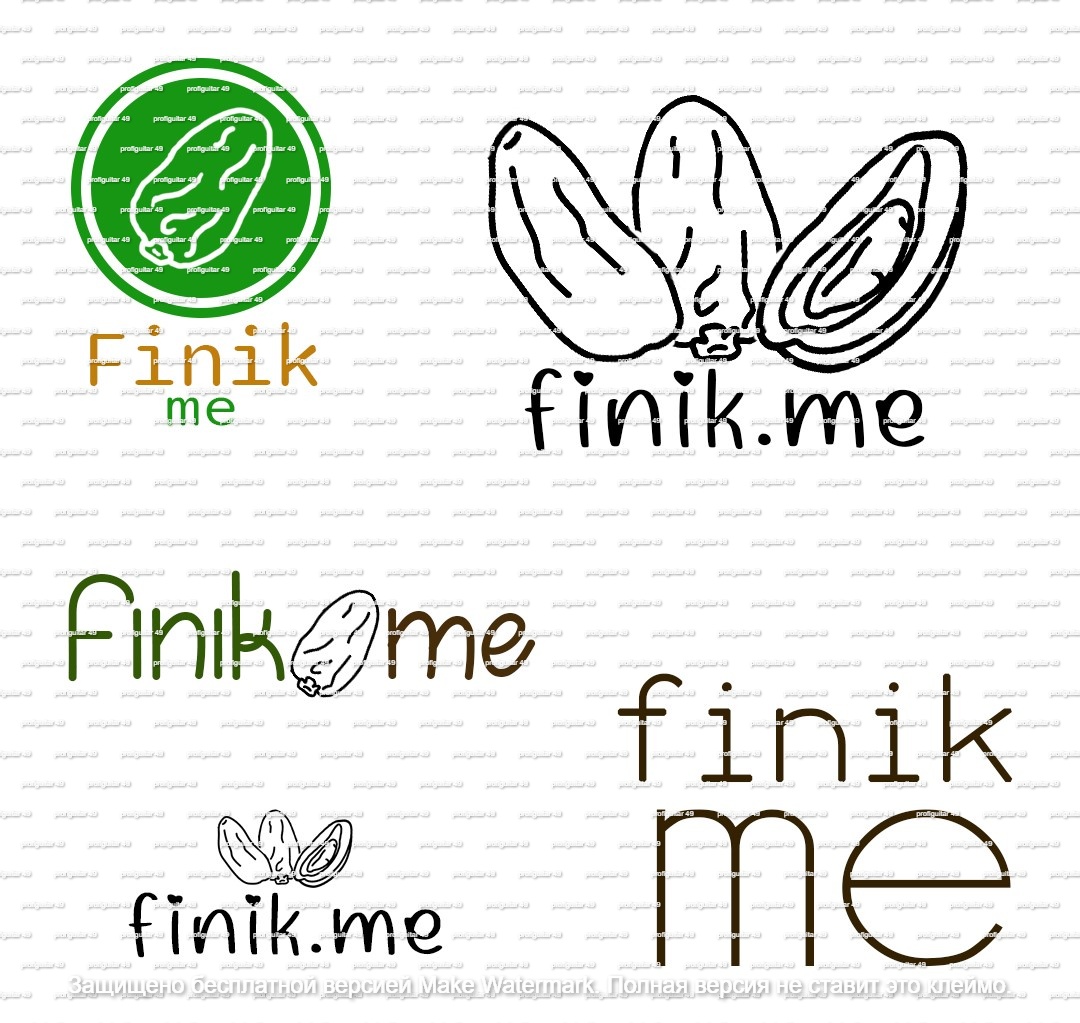 Examples of the logo finik.me – work from a freelancer's portfolio Олександра | example from ...