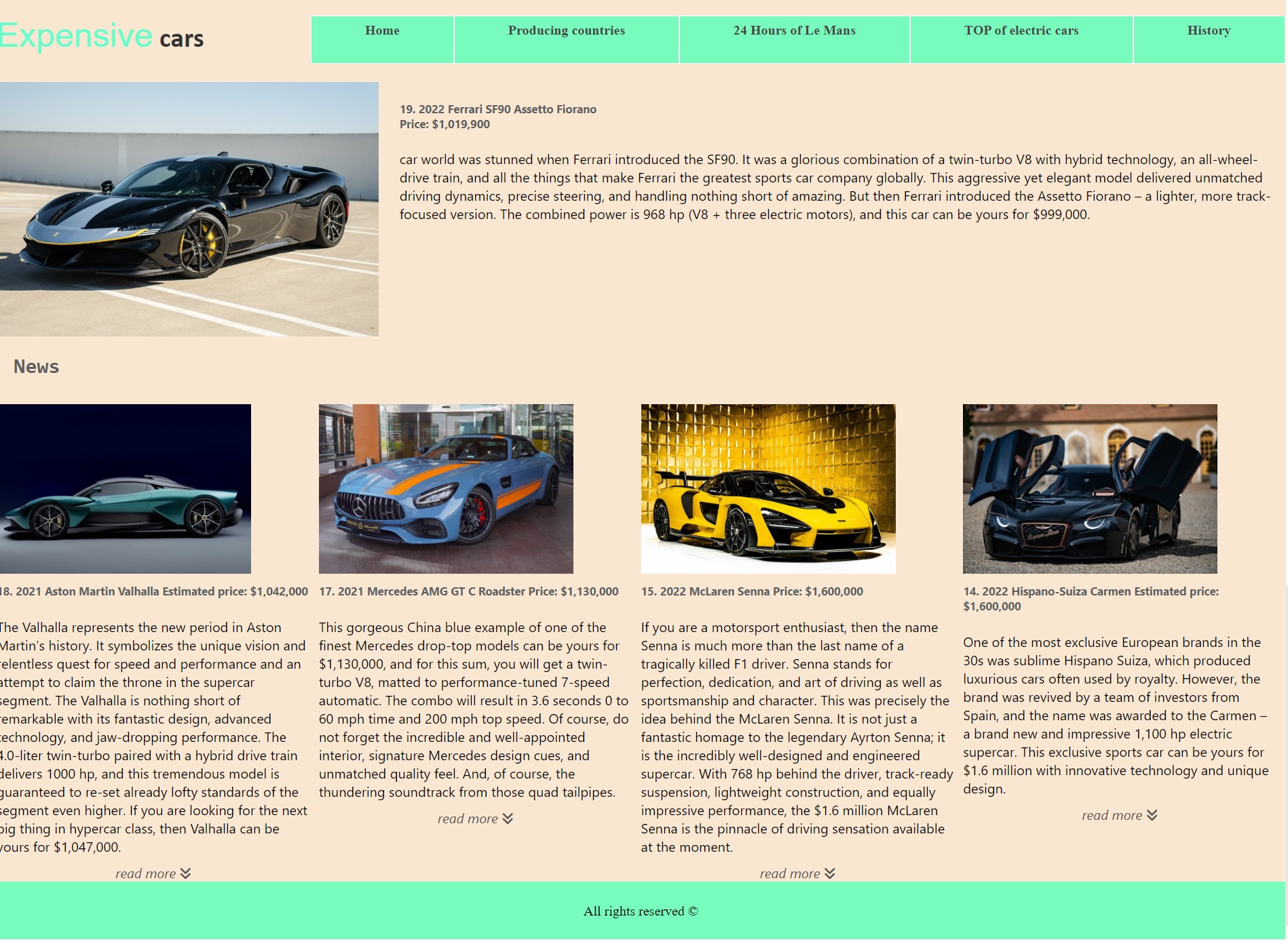 Adaptive Grid with Grid – work from a freelancer's portfolio Тетяны ...