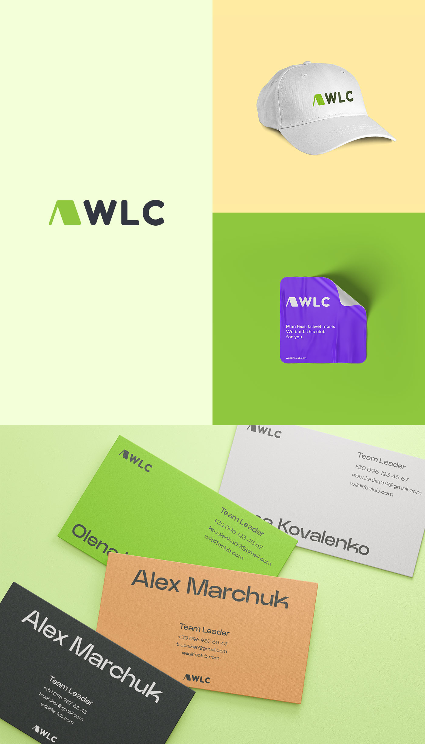 Logo and business card for “Wild Life Club” company – work from a ...