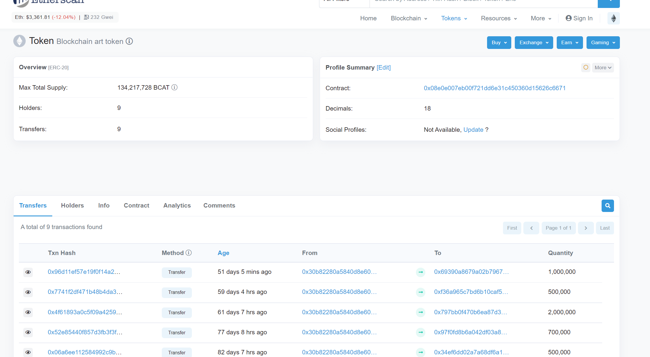Monetary / Token – work from a freelancer's portfolio Андрея | example ...