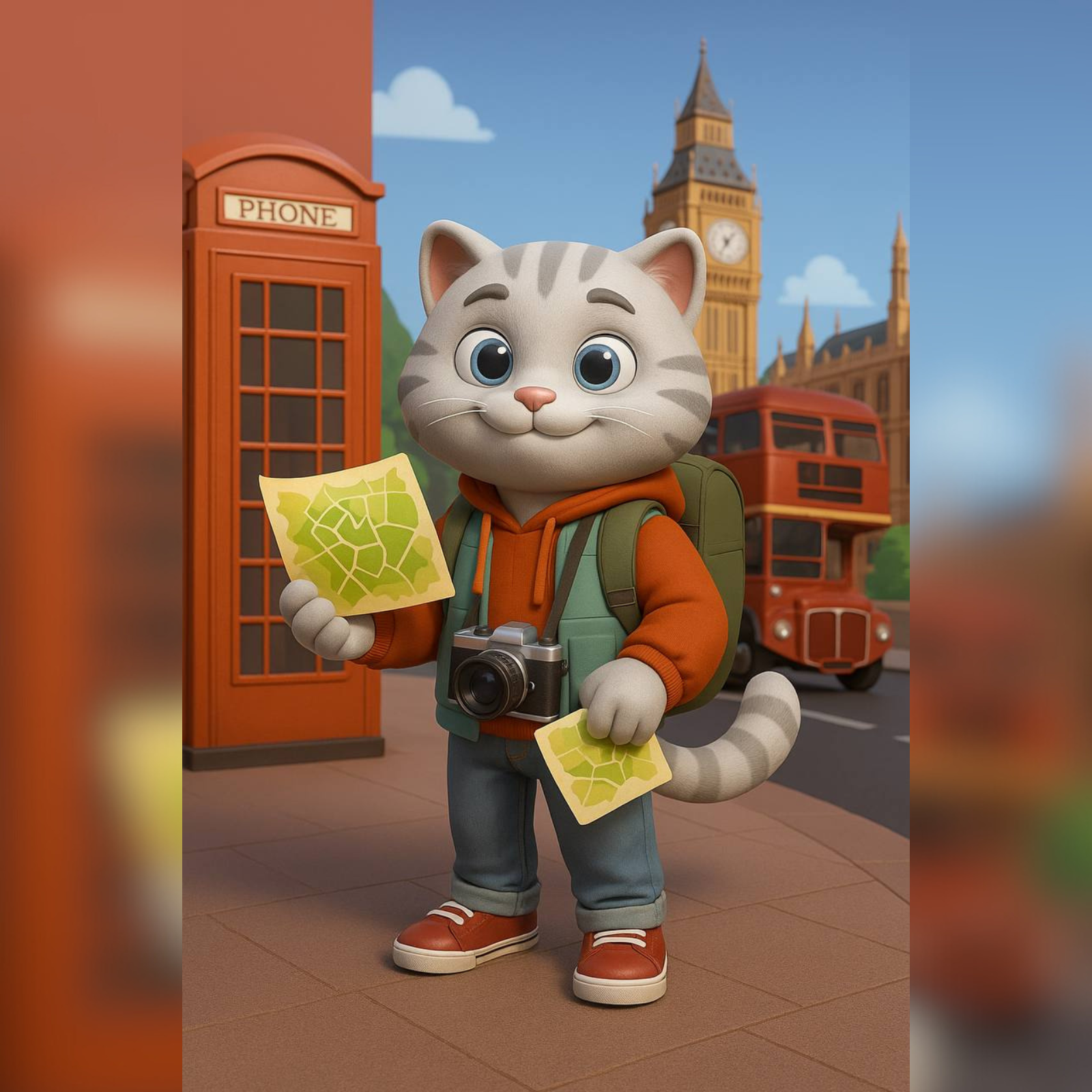 AI відео з котом у стилі PIXAR – робота з портфоліо фрилансера Тетяны ...