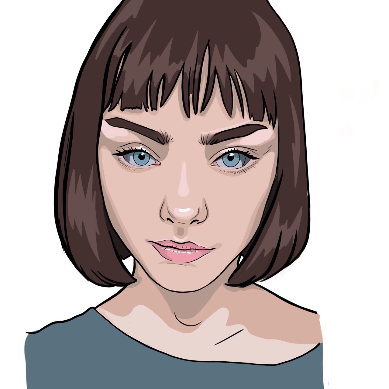 Portrait in the Comics Style – work from a freelancer's portfolio ...