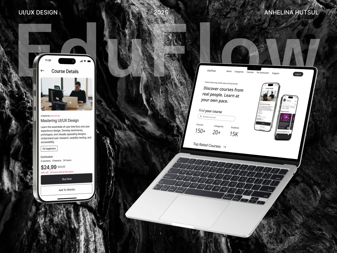 EduFlow — Online Learning Platform – work from a freelancer's portfolio ...