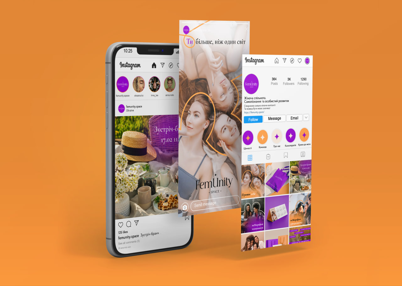 Create an Instagram page – work from a freelancer's portfolio Вікторії ...
