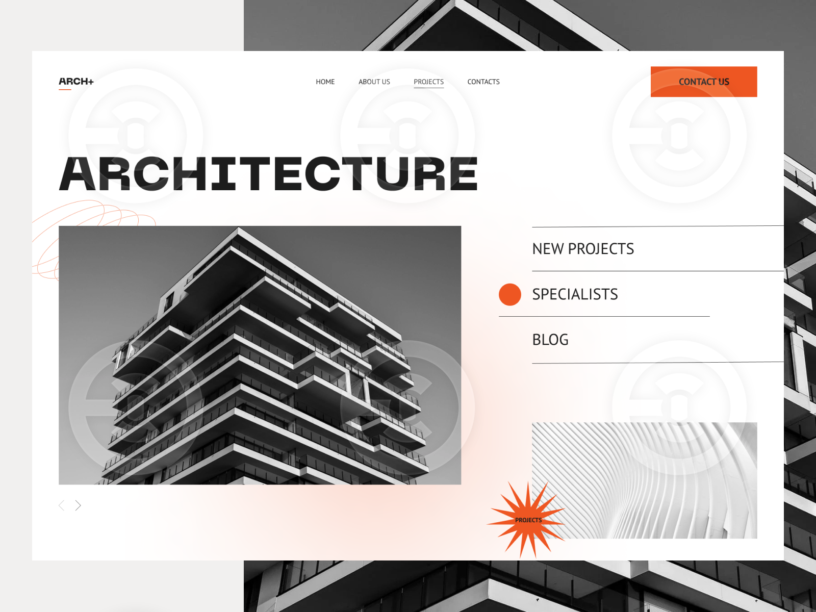 Design concept for the first screen – work from a freelancer's ...