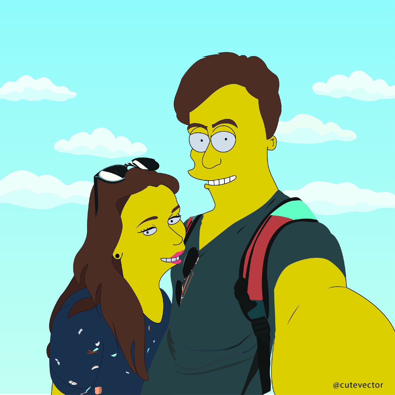 The Simpsons Cartoon – work from freelancer's portfolio Hasmik ...