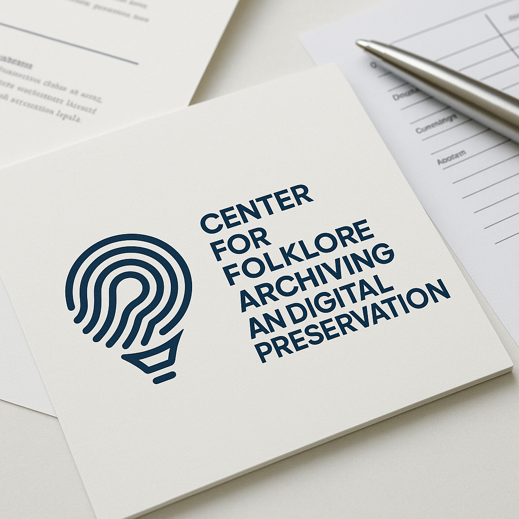 Logo for the Center of Folklore Archiving and Digital Heritage – work ...