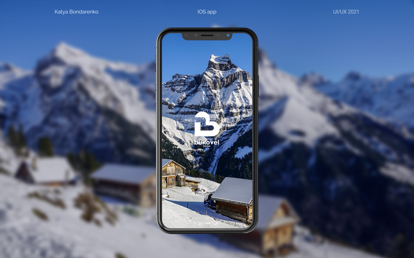 Ski Tracker App by UI/UX – work from a freelancer's portfolio Kateryna | example from category ...