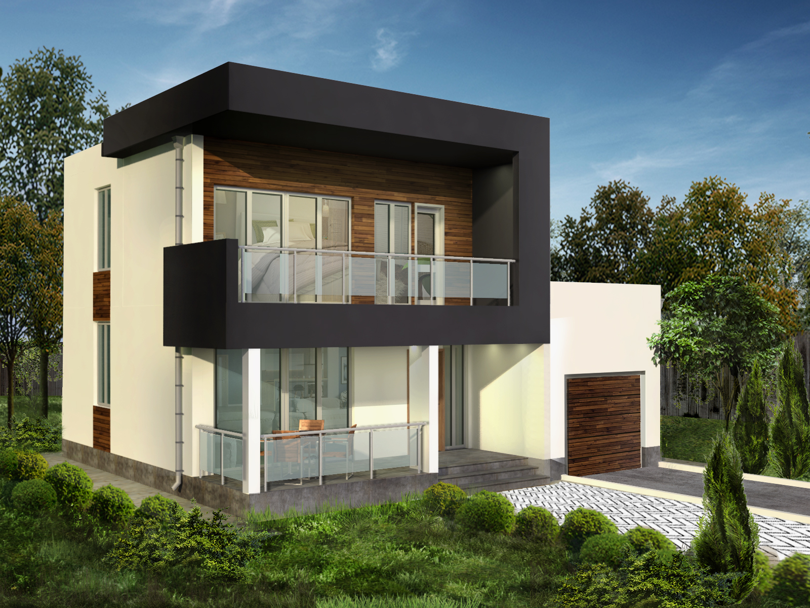 Projects of individual housing 100 m2 – work from a freelancer's ...