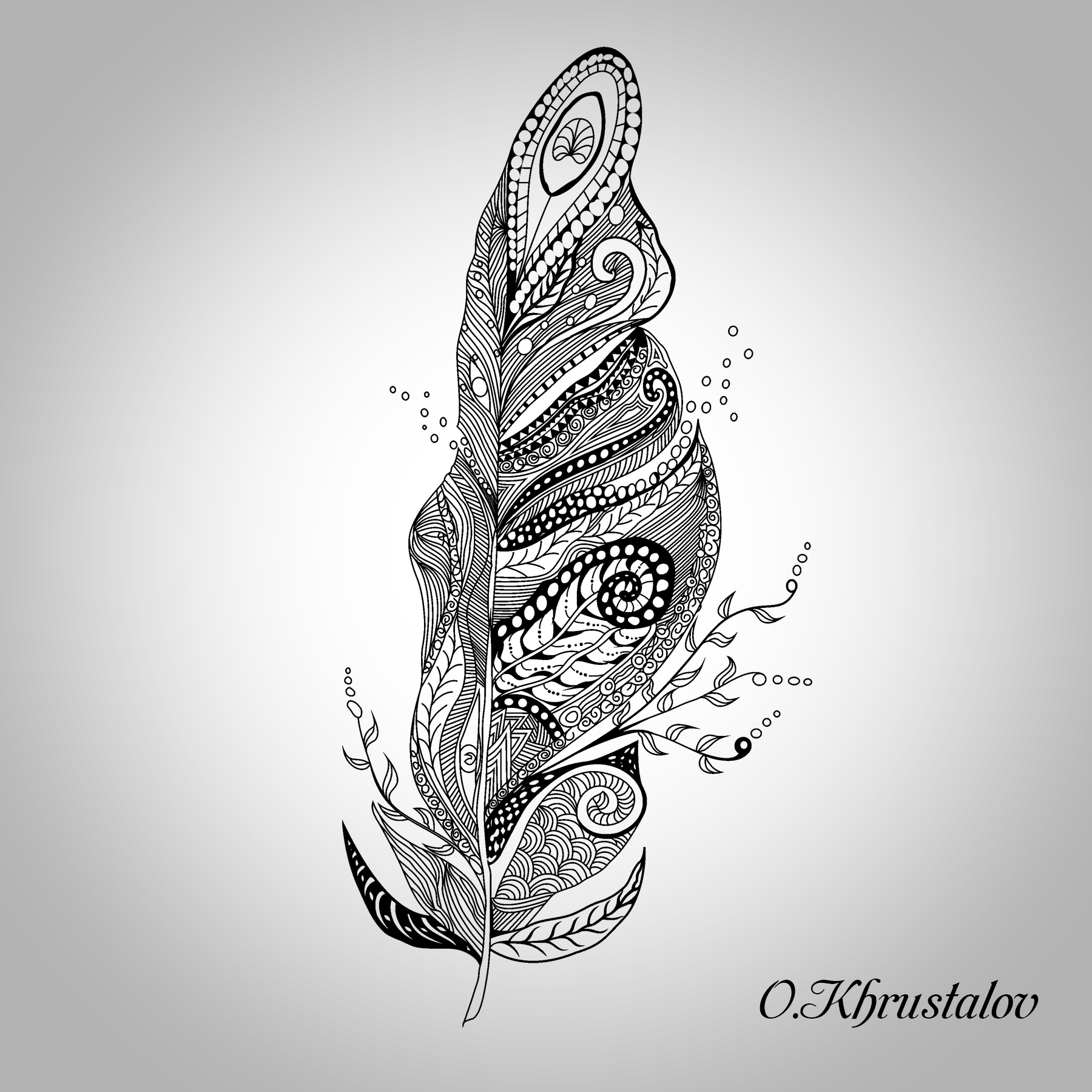 Vector illustration of “Pero” – work from a freelancer's portfolio ...