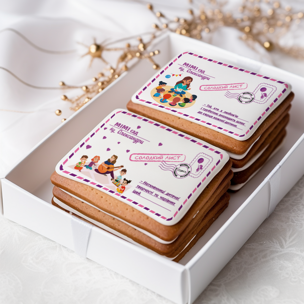 Design of the image for printing on gingerbread cookies – work from a ...