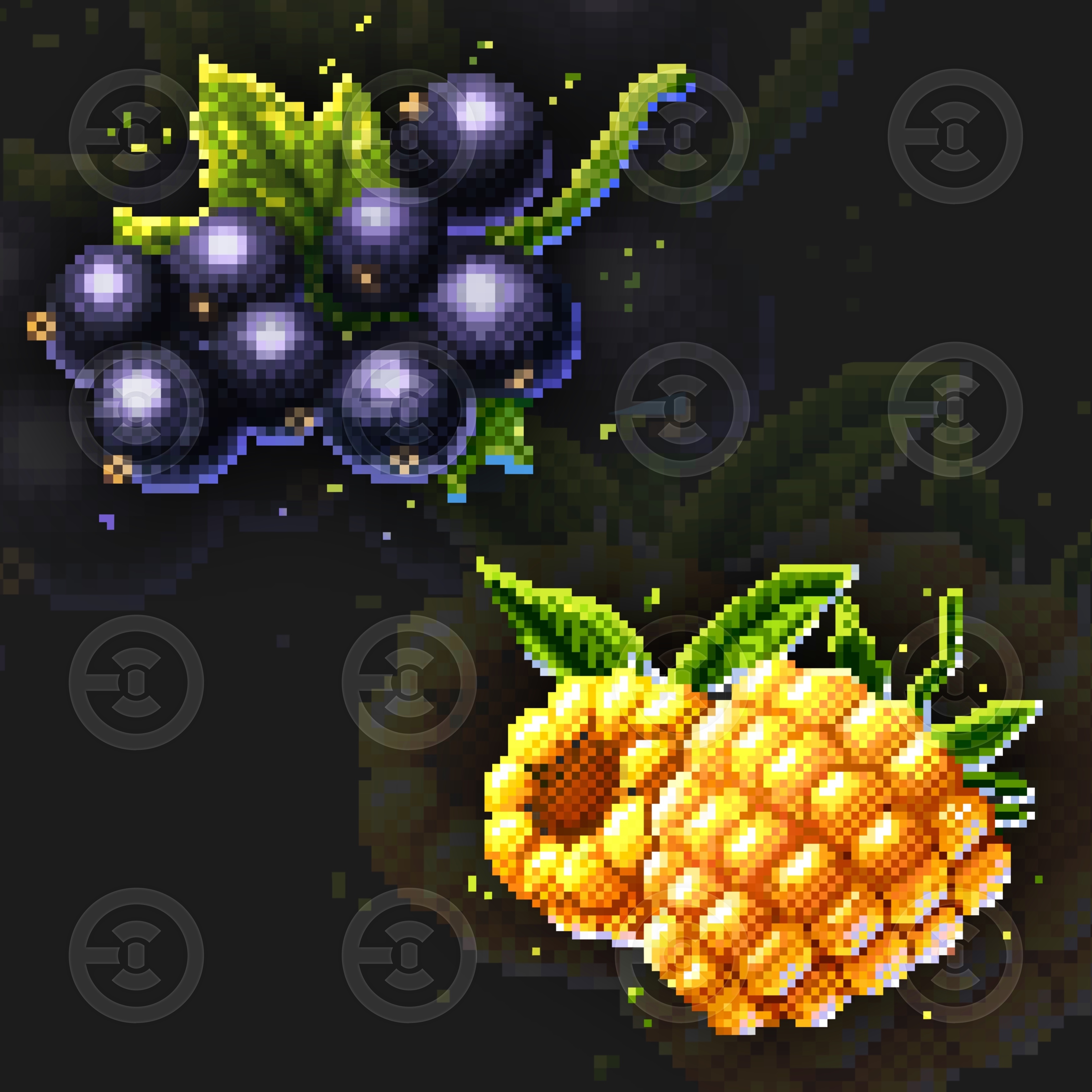 Pixel art in dithering technique – work from a freelancer's portfolio ...