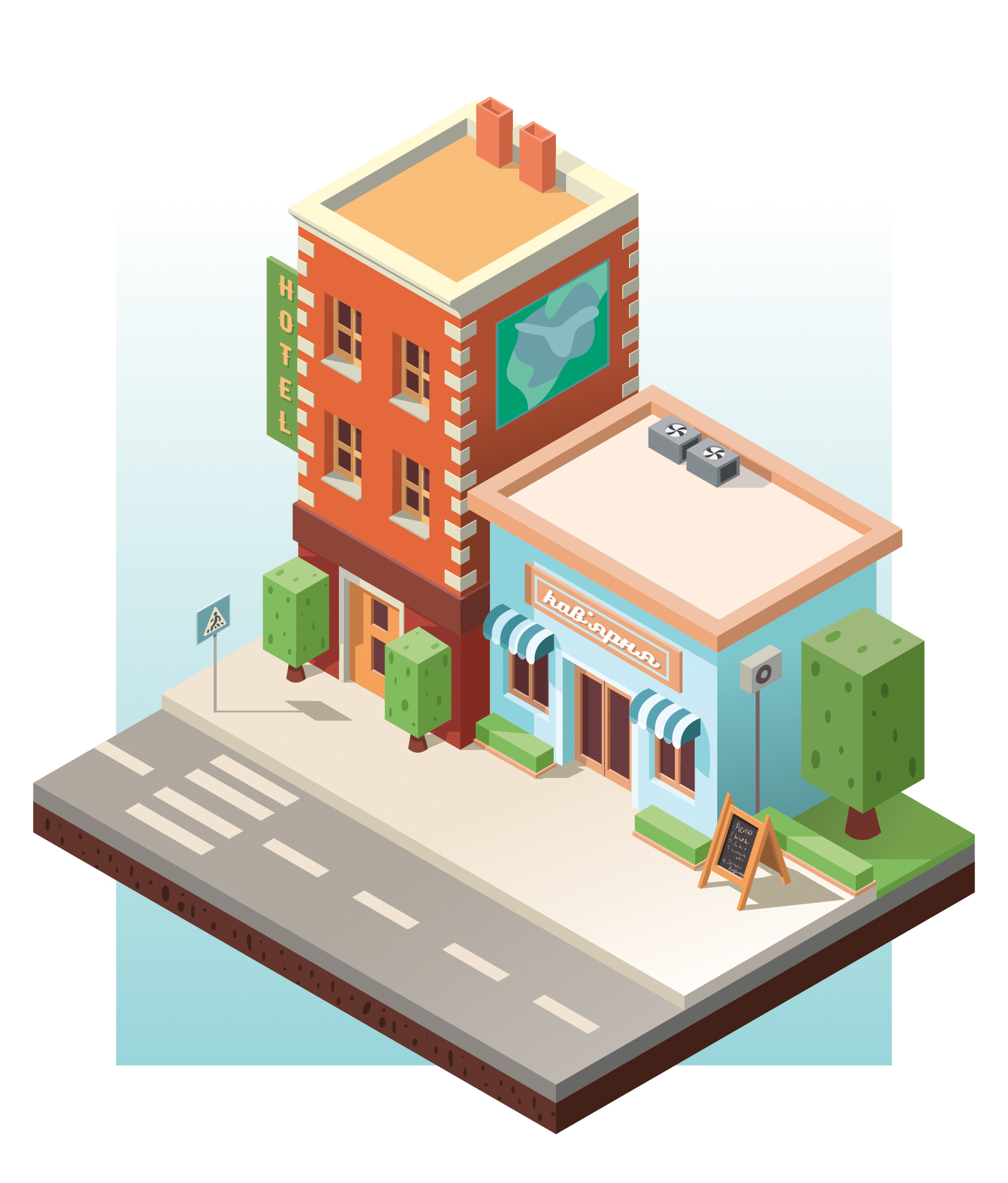 Isometric Illustration – work from freelancer's portfolio Ірини ...