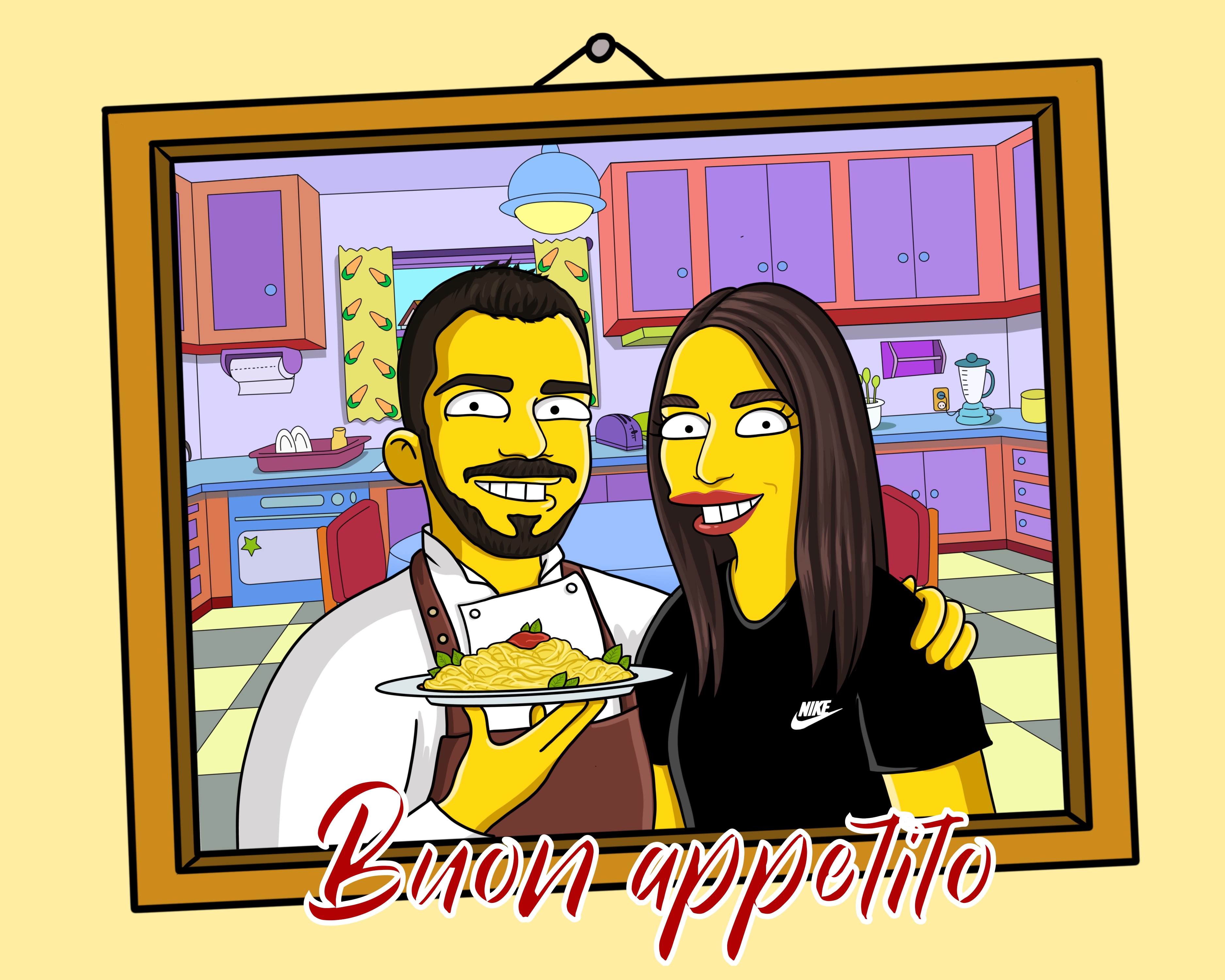 The Simpsons. Custom portraits in Simpsons style – work from a ...