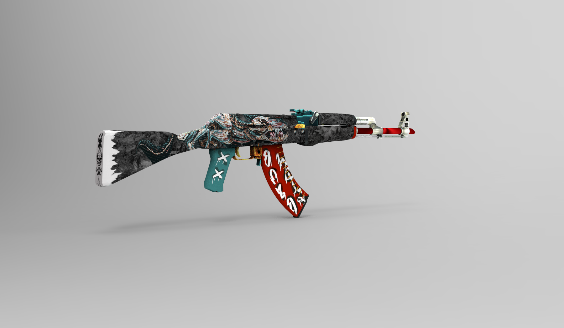 Skin for CS Go Dead Wolf – work from a freelancer's portfolio Валерії ...