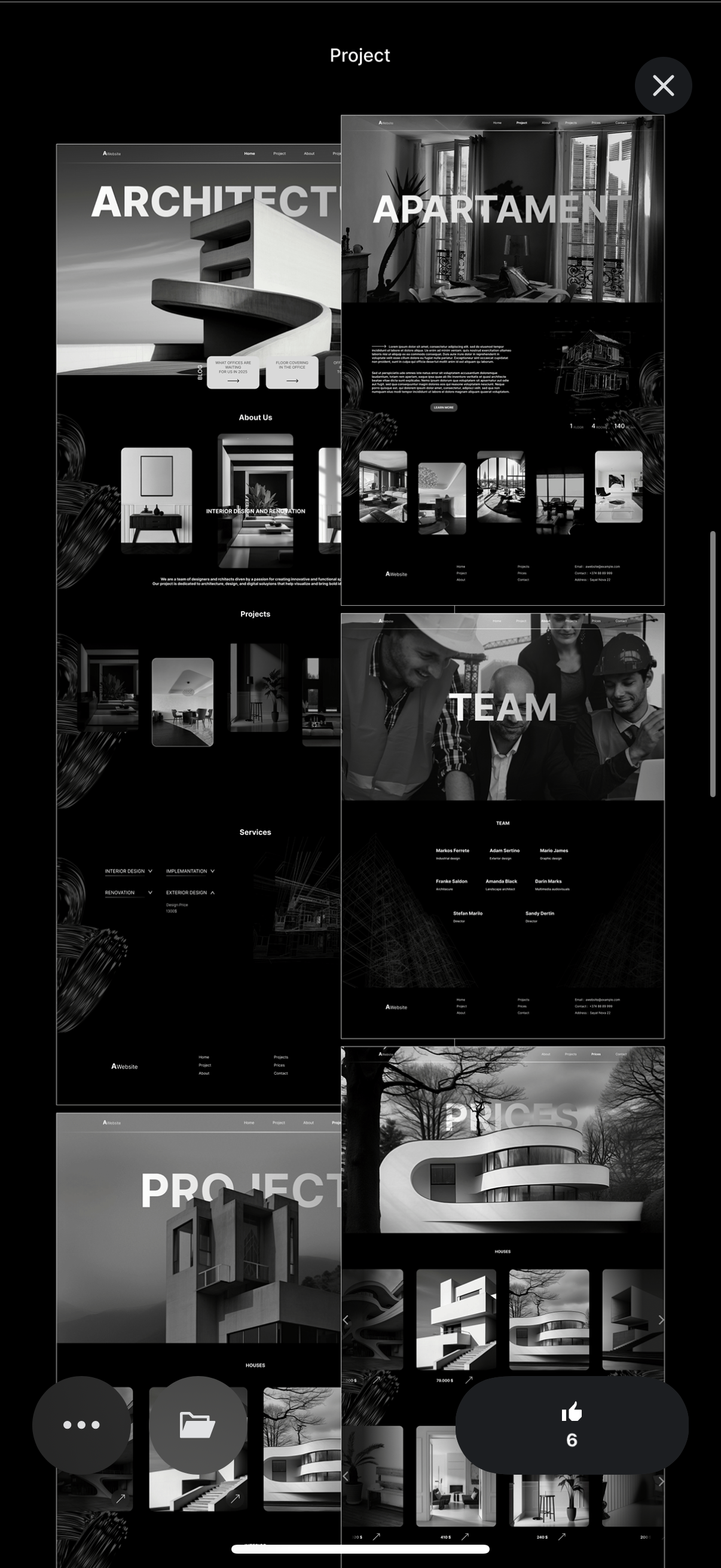 Architecture UI/UX Design – work from freelancer's portfolio Erik ...