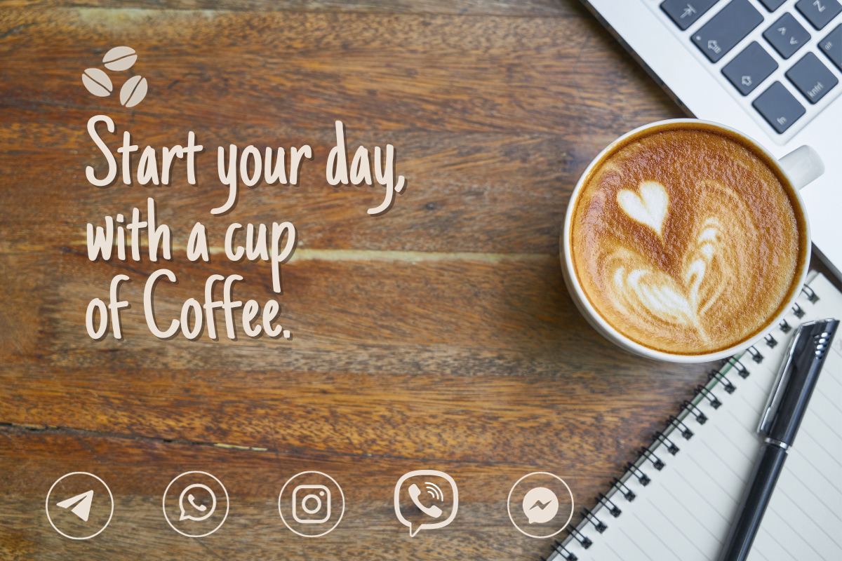 Coffee shop on Telegram and Viber – work from a freelancer's portfolio ...