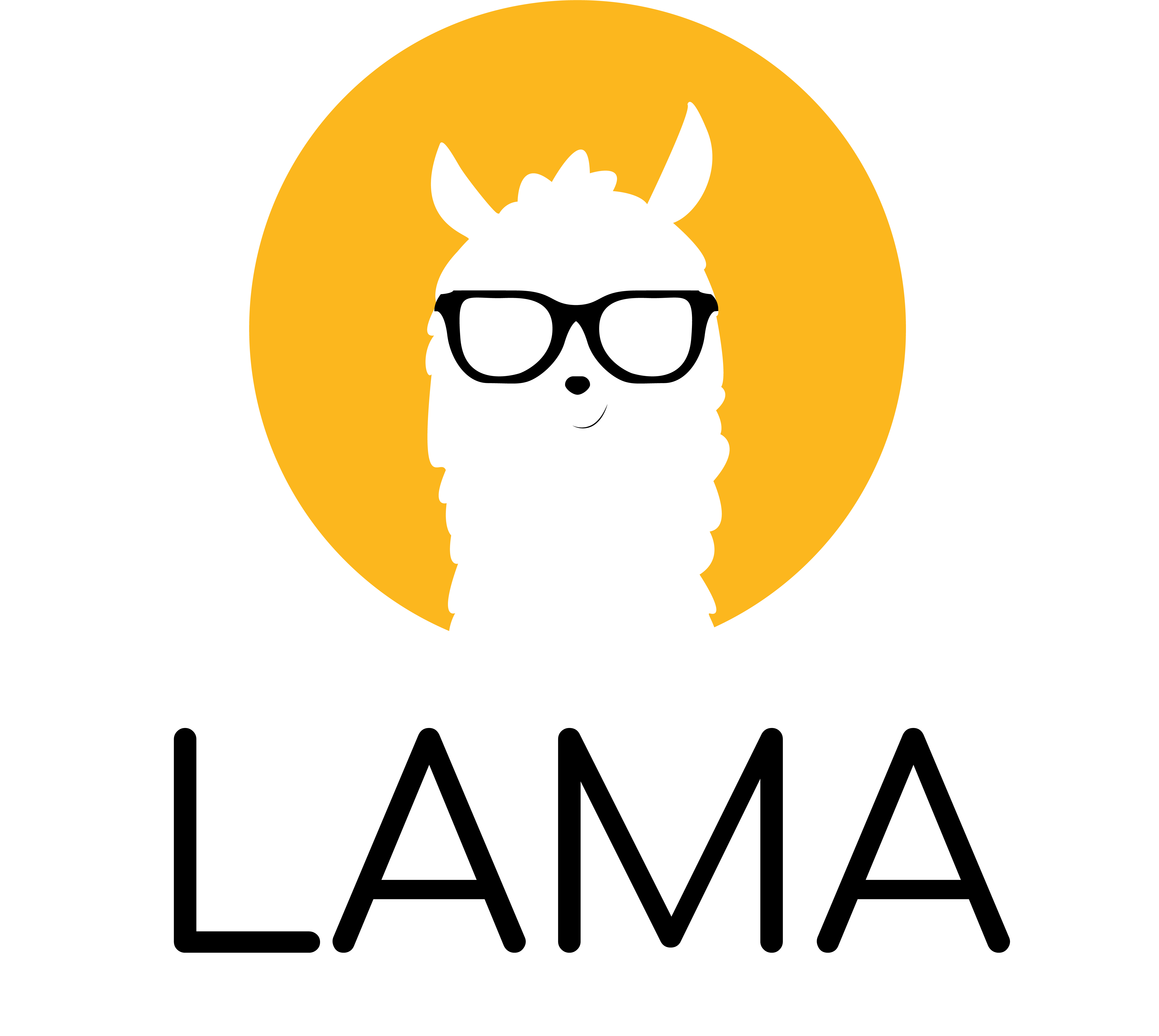 Creating a logo for the advertising agency "LAMA" – work from a ...