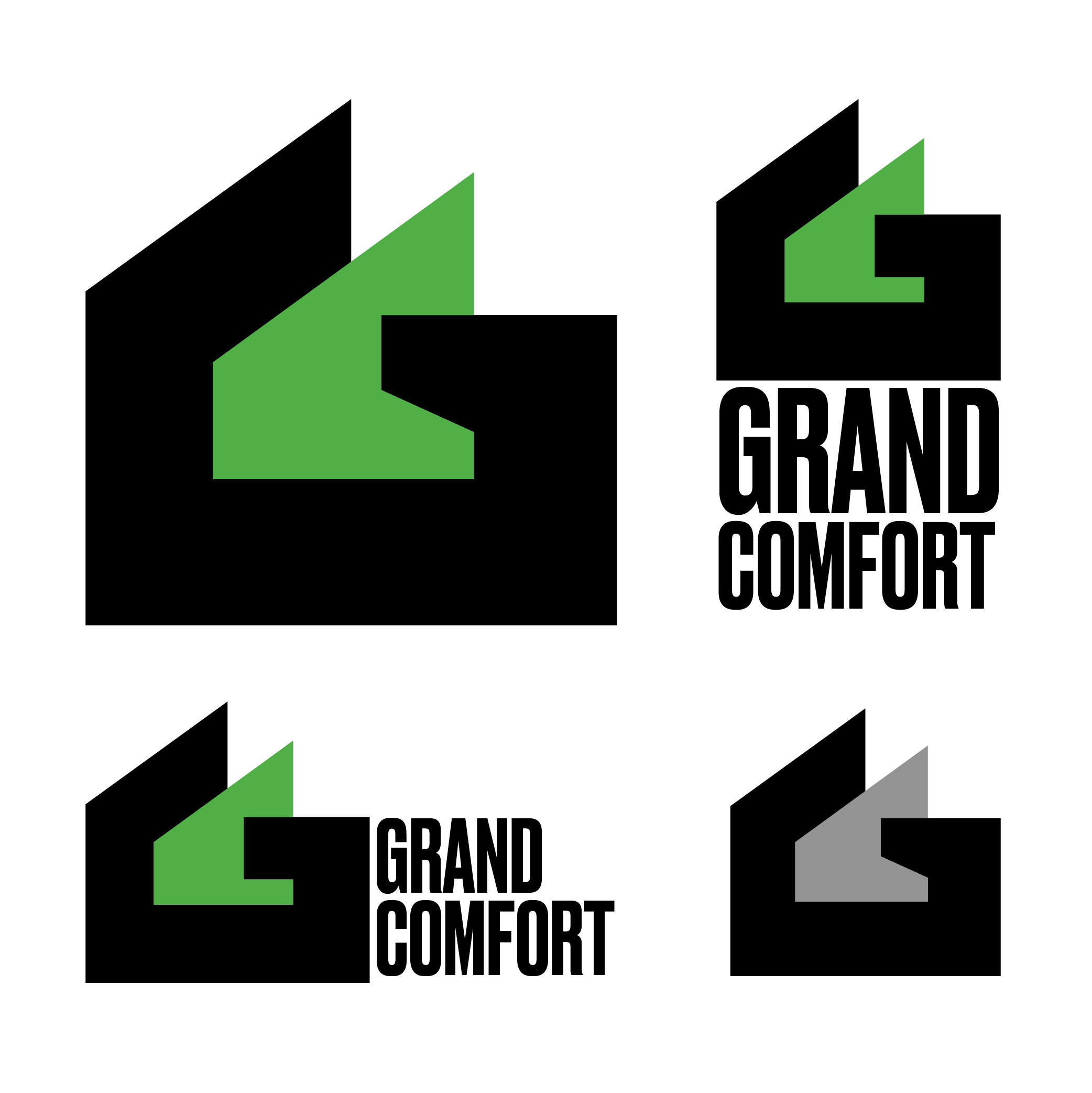 Logos of the construction company – work from a freelancer's portfolio ...