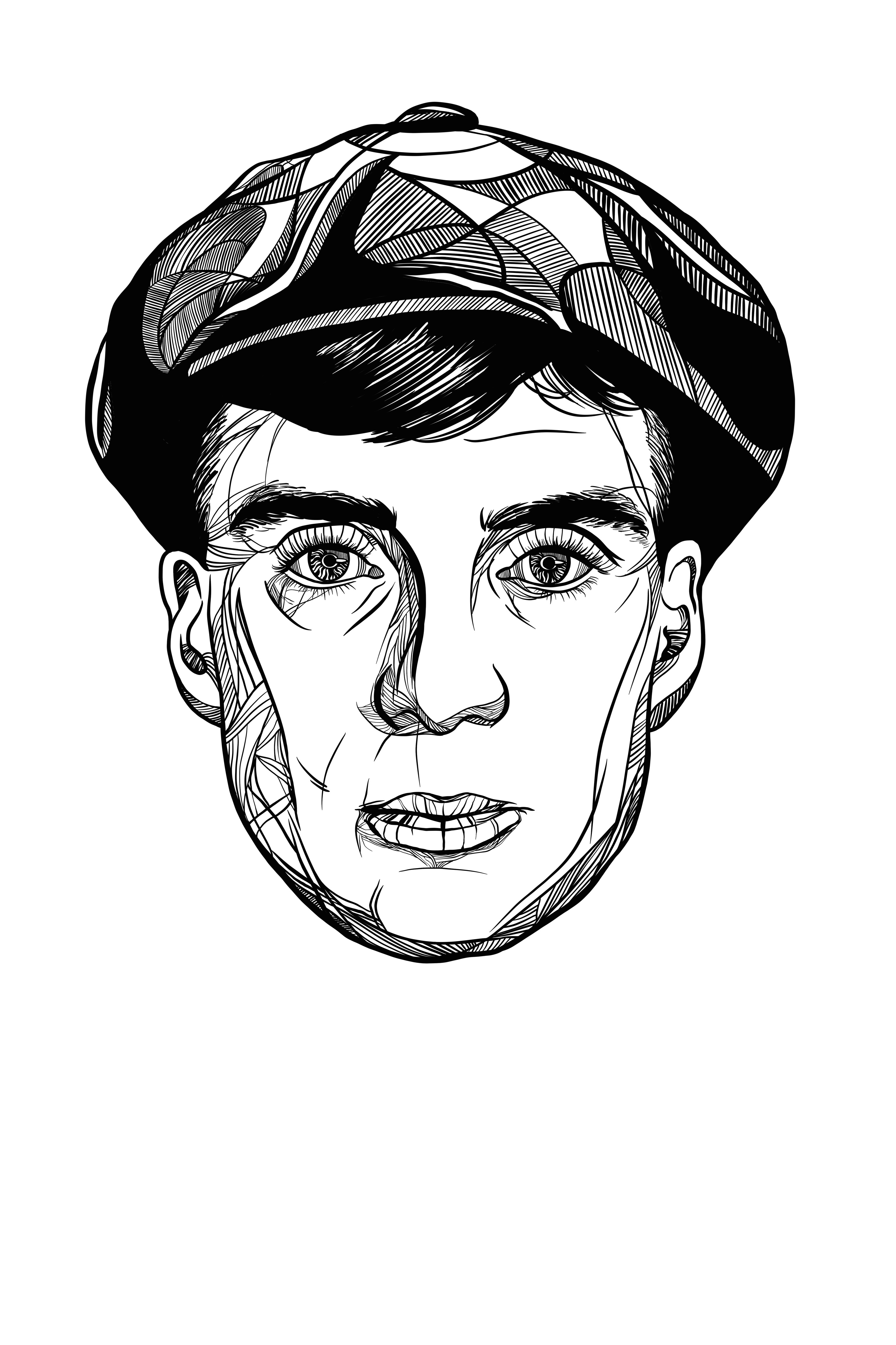 Stylized portraits/print designs – work from a freelancer's portfolio ...