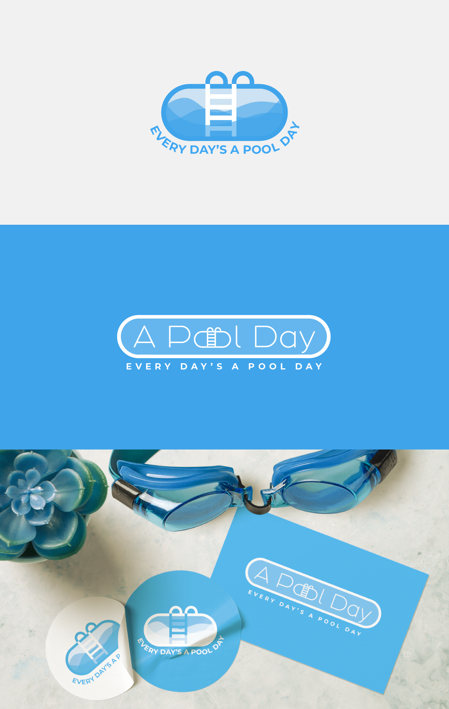 Logo of swimming pool – work from freelancer's portfolio Тетяны ...