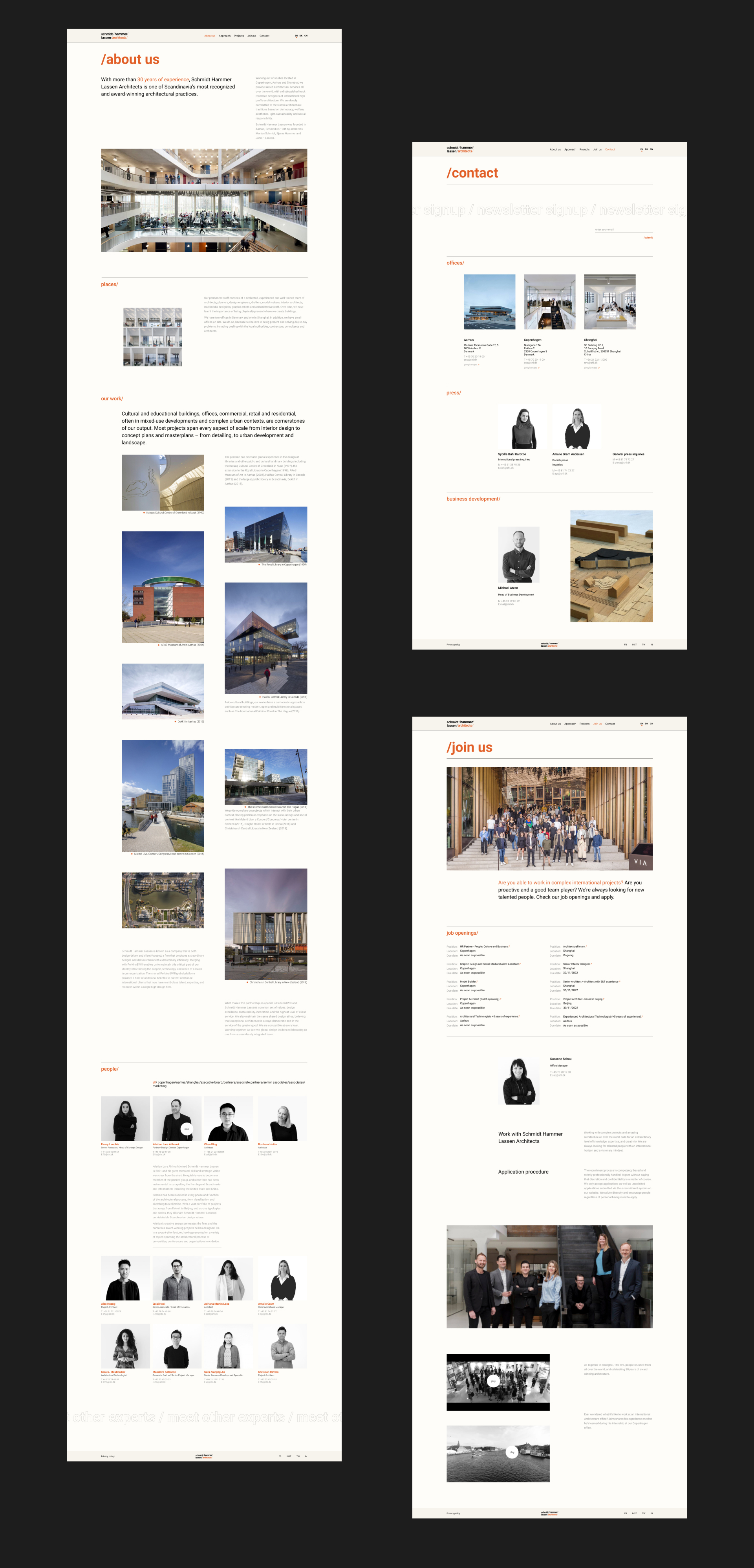 SHL Architects redesign concept 3 – work from freelancer's portfolio ...