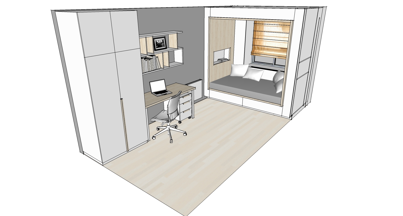 The SketchUp (SketchUp) – work from a freelancer's portfolio Aleksandr ...