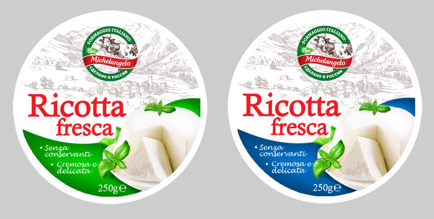 Packaging Design Options for Ricotta Cheese – work from freelancer's ...