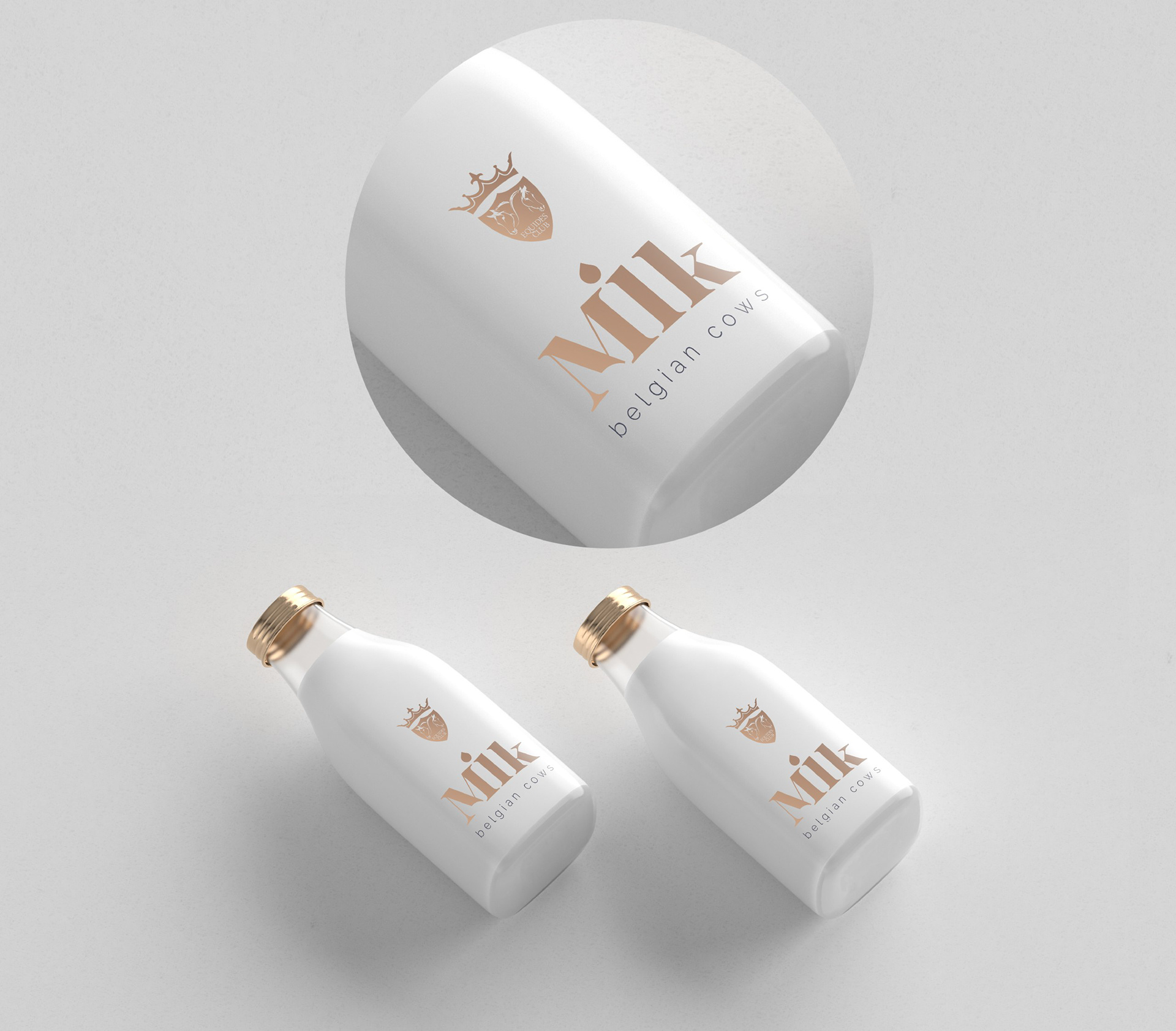 Milk label design – work from freelancer's portfolio Марины | example ...