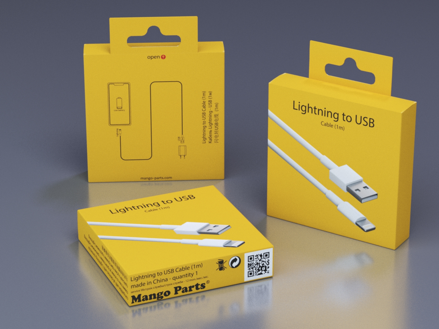 Cable packaging for Mango Parts – work from a freelancer's portfolio ...