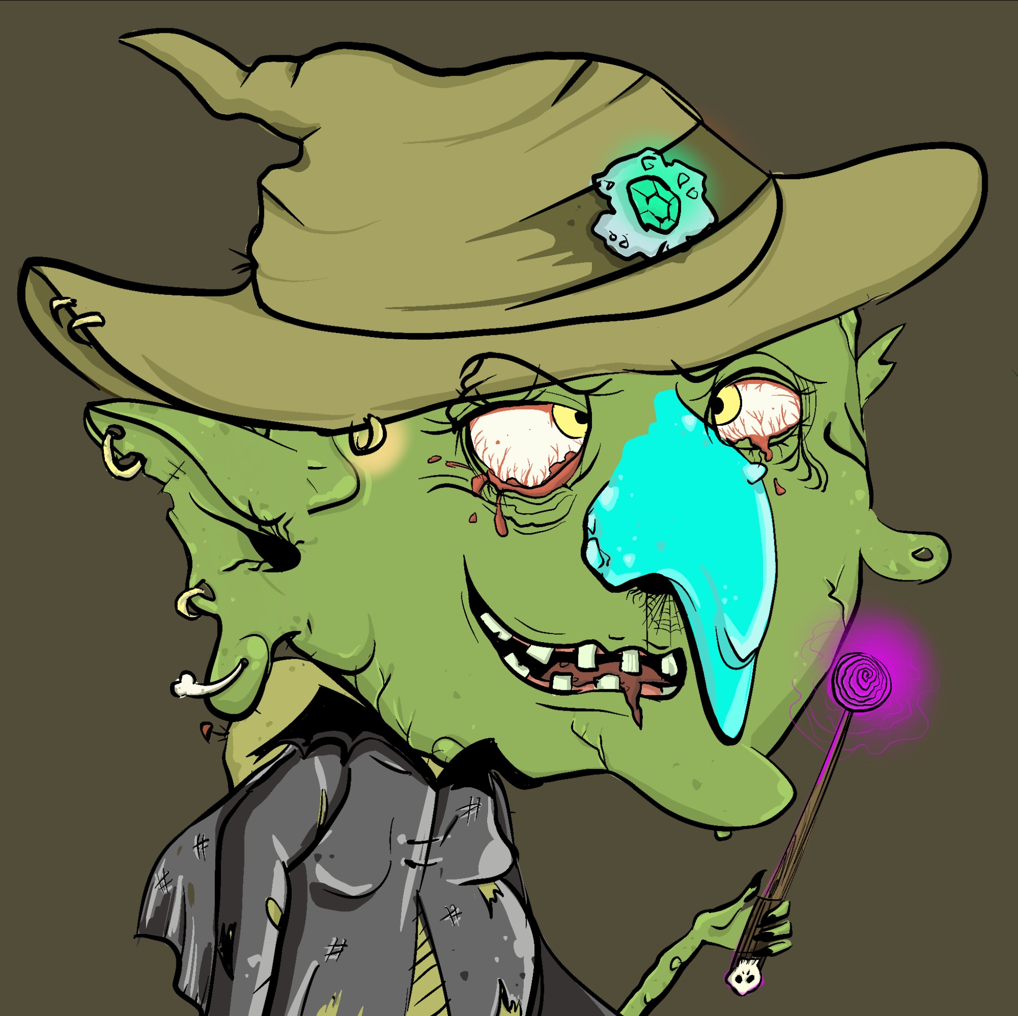 NFT project "Witches" character +200 items – work from freelancer's portfolio Тараса | example ...