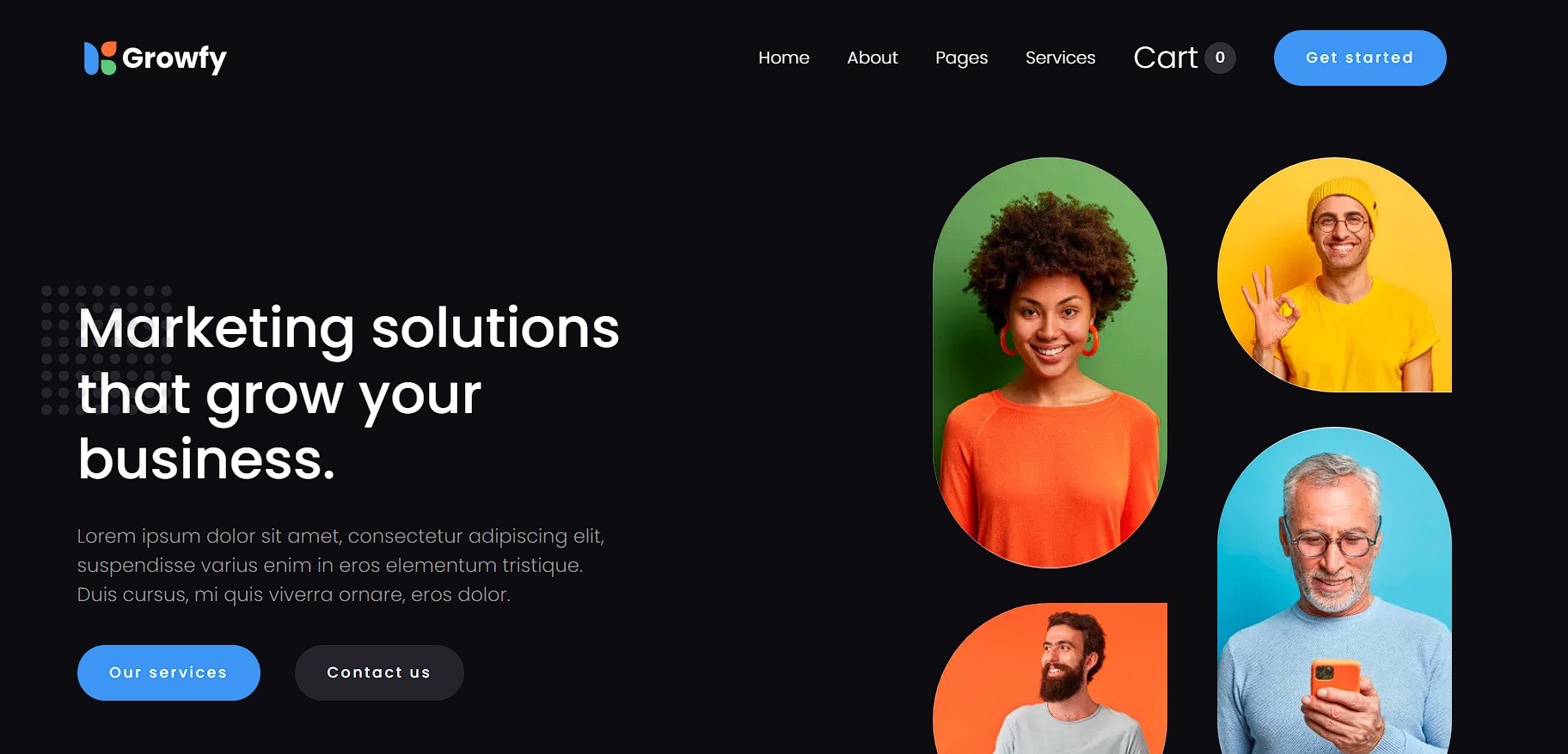 Landing Page (Figma templates) – work from freelancer's portfolio ...