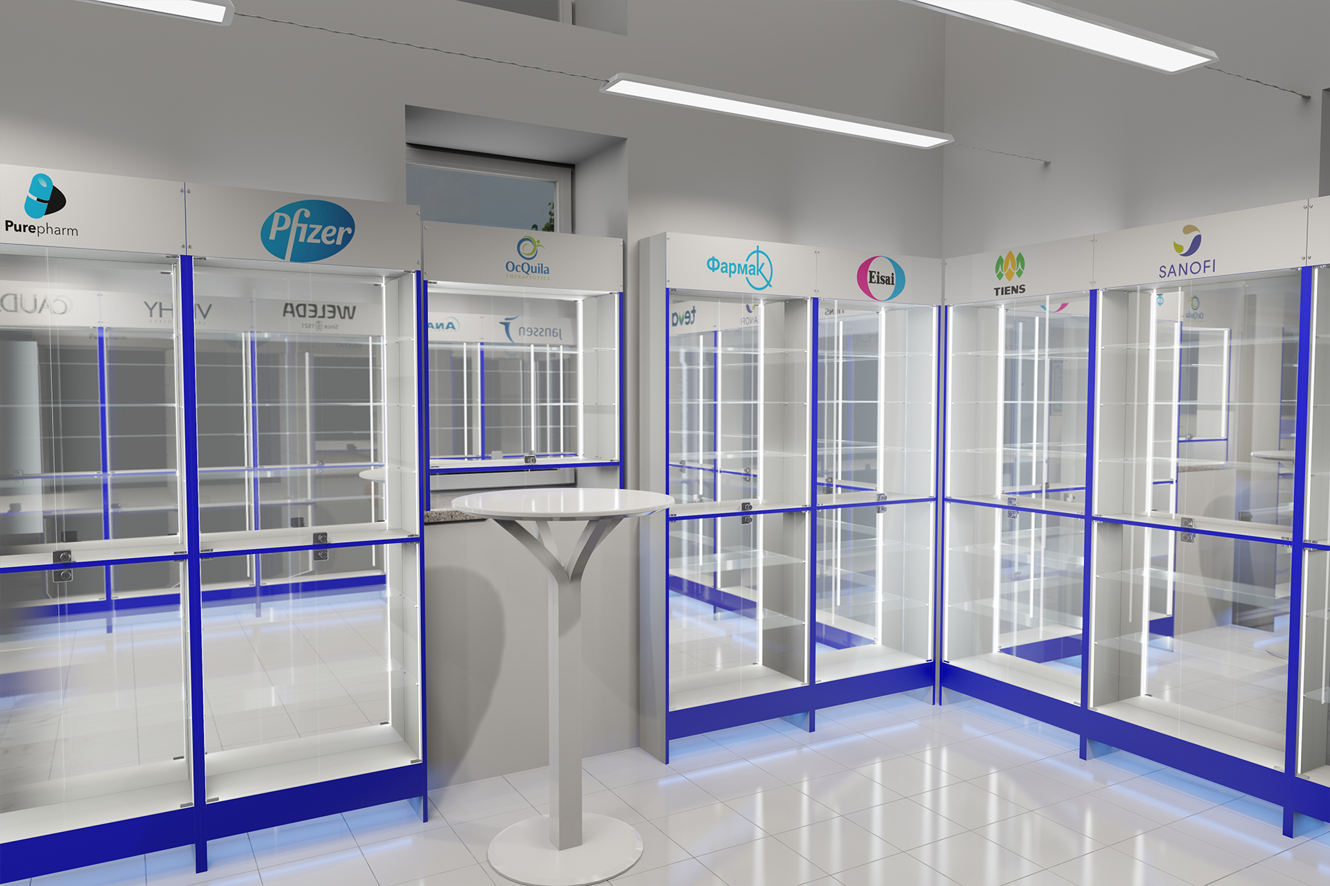 3D modeling and visualization of the pharmacy – work from a freelancer ...