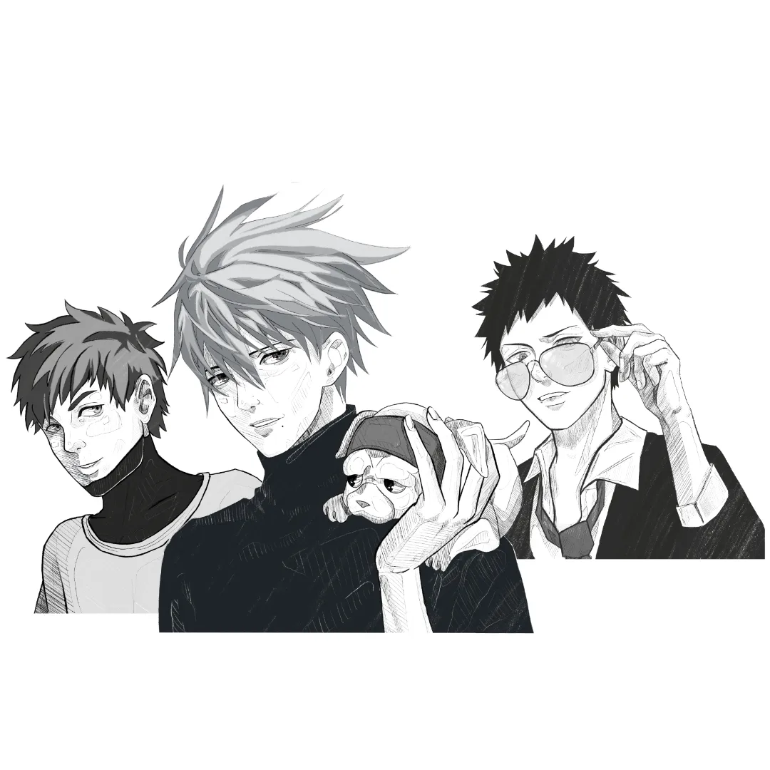 Detailed sketches in an anime style – work from a freelancer's ...